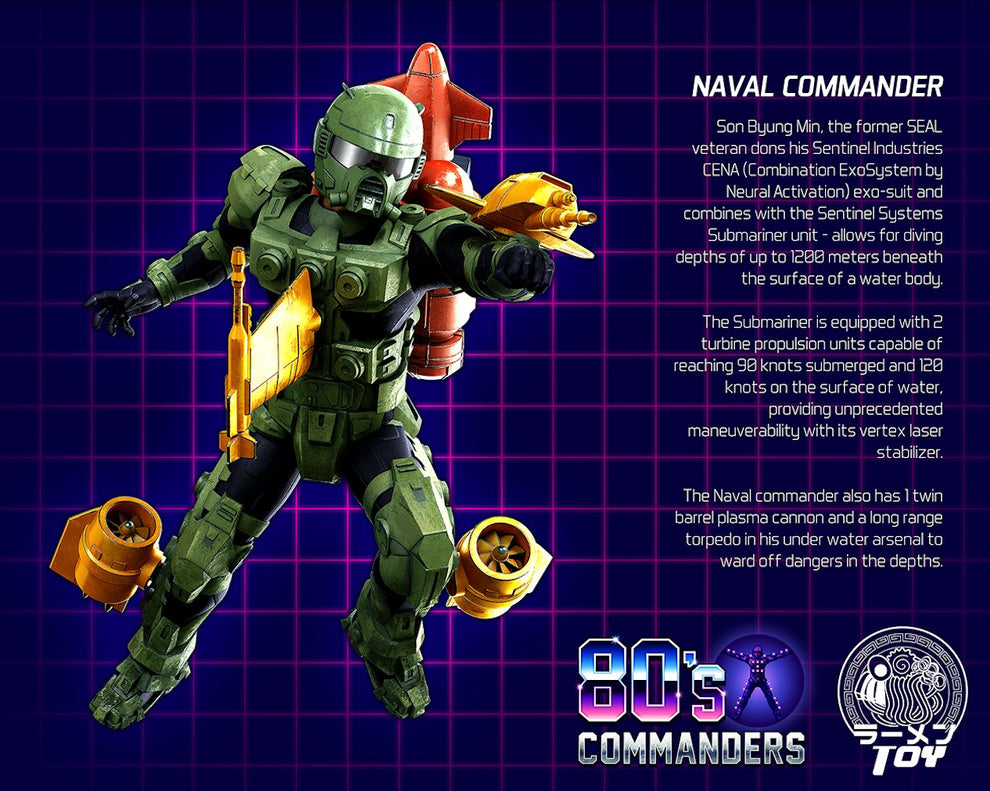 80’s Commanders: Naval Commander – J5 Toys